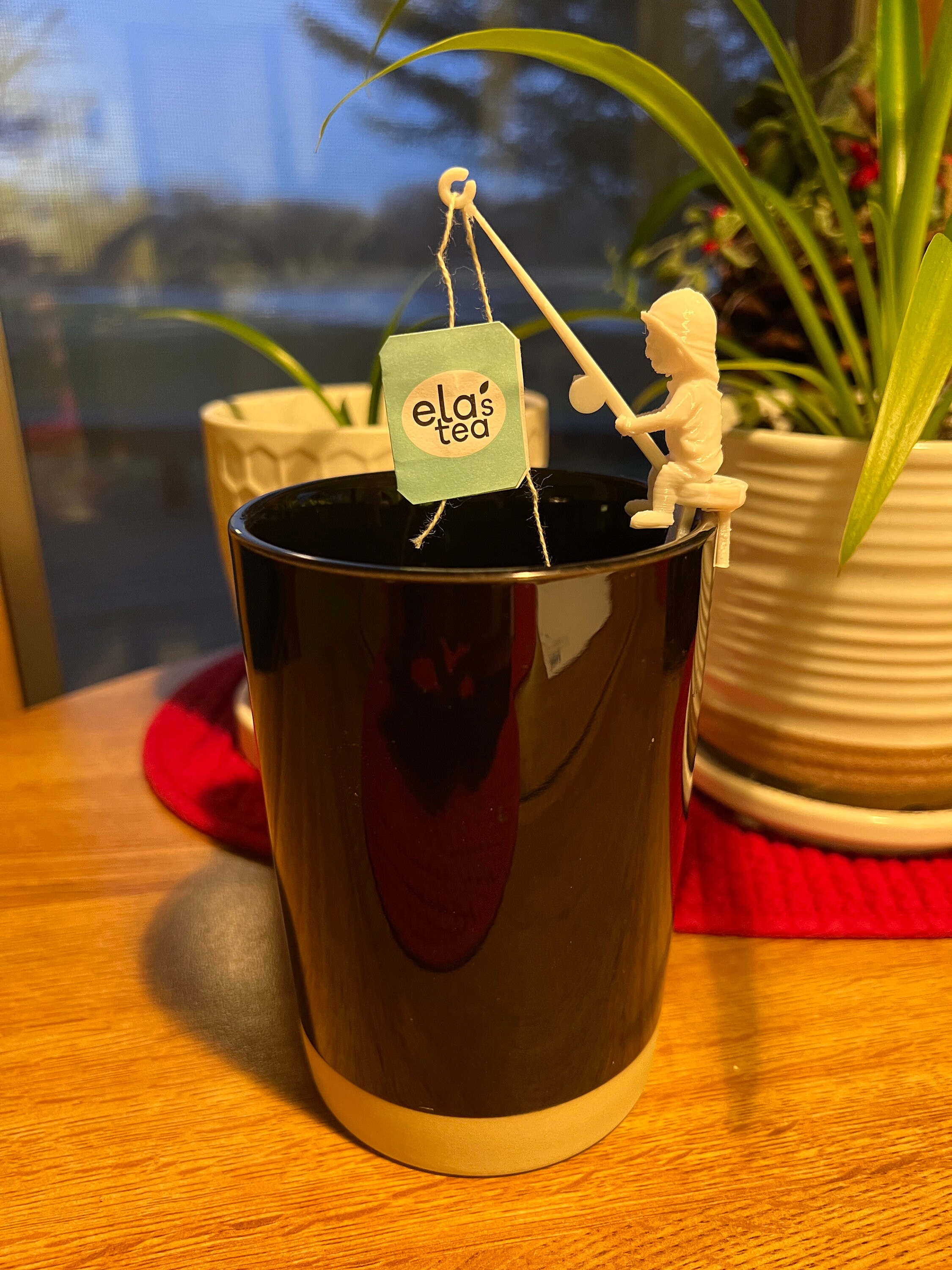 3D Printed Tea Bag Fisherman - Etsy