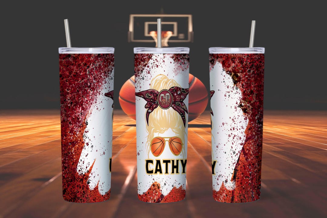 FSU Basketball Inspired Messy Bun 20 Oz. Tumbler, Florida State ...