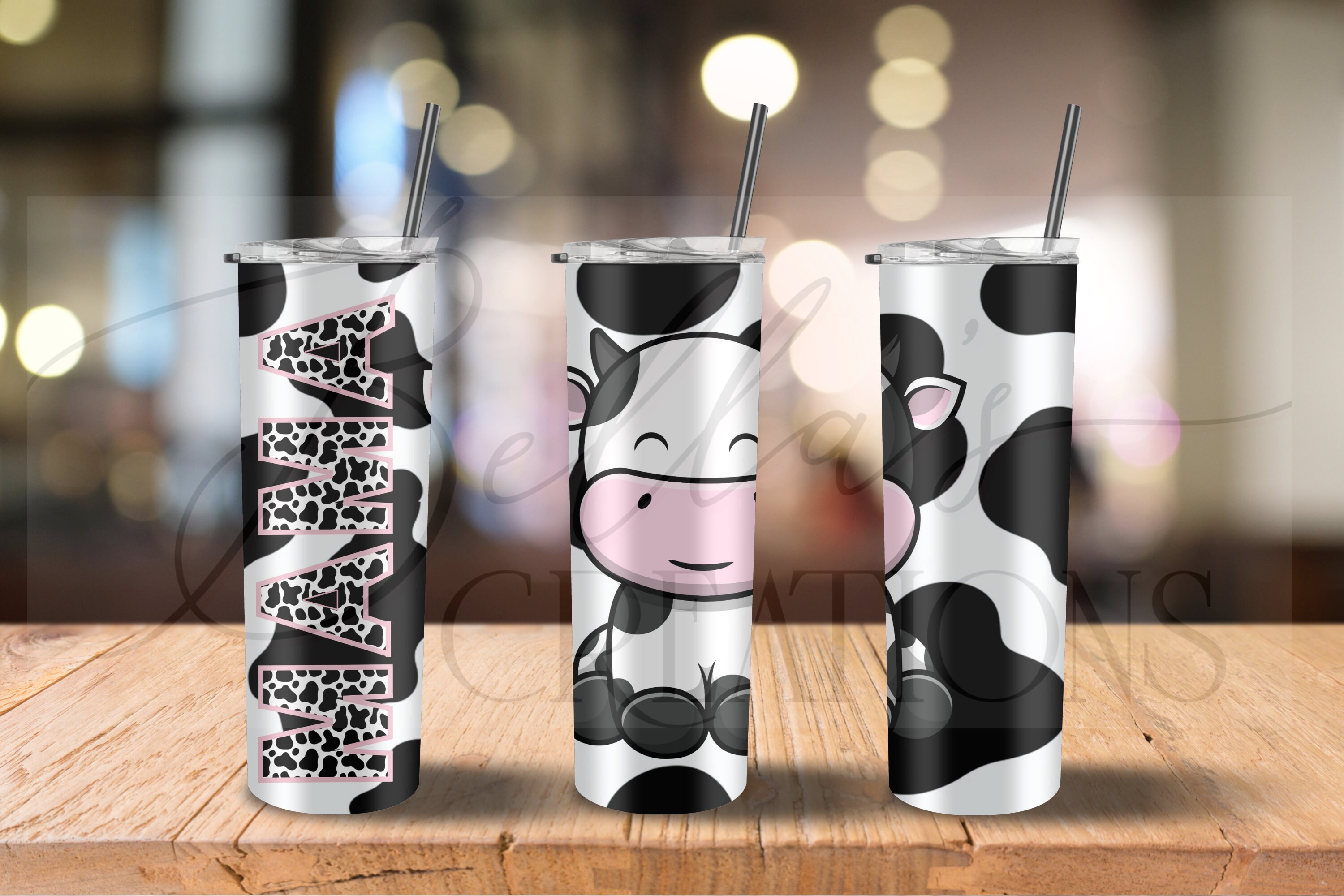 Mama Cow Print| Mini Cow Print| 20oz Tumblers|kids 12oz Tumblers| Mama ...