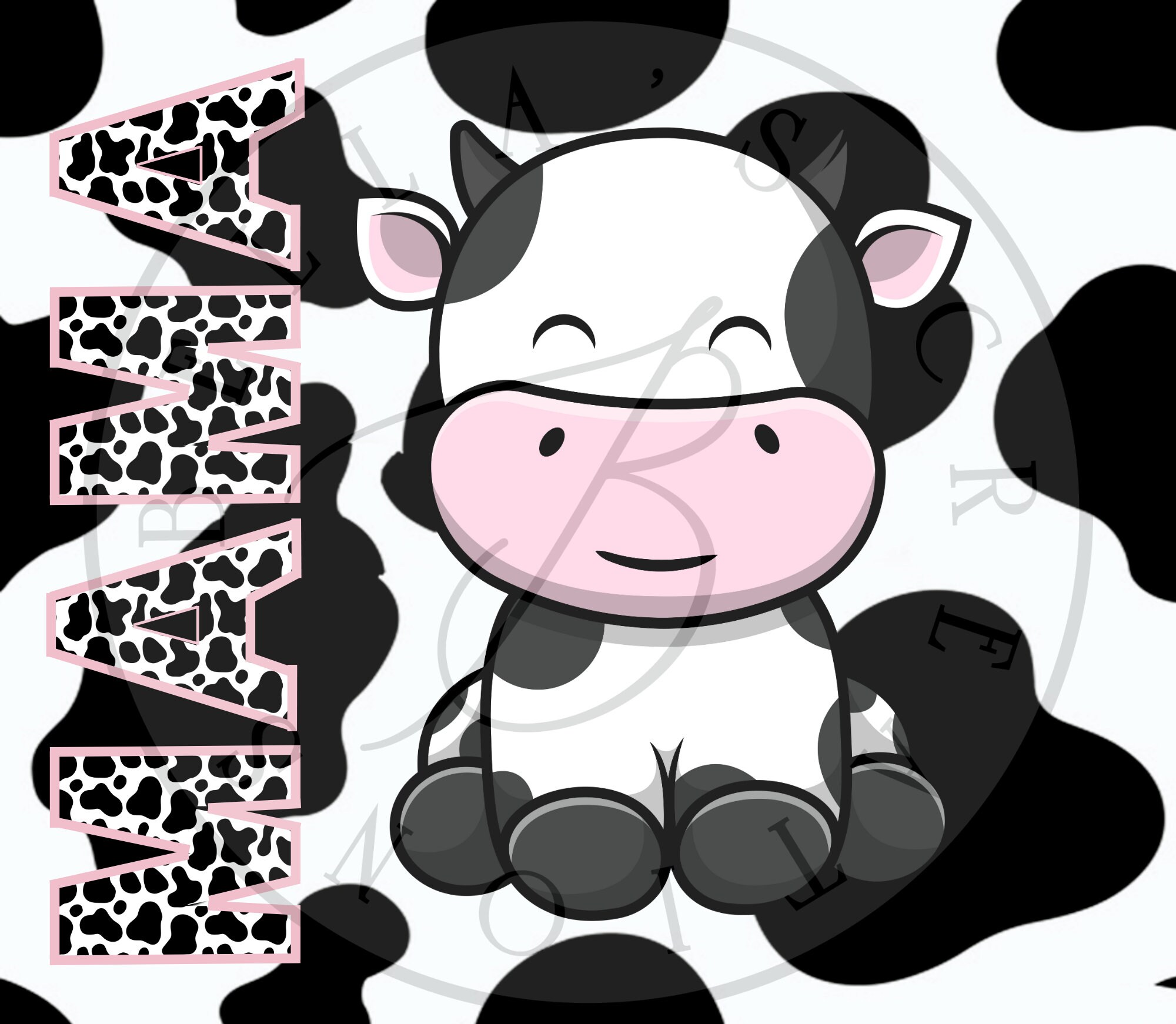 Mama Cow Print| Mini Cow Print| 20oz Tumblers|kids 12oz Tumblers| Mama ...