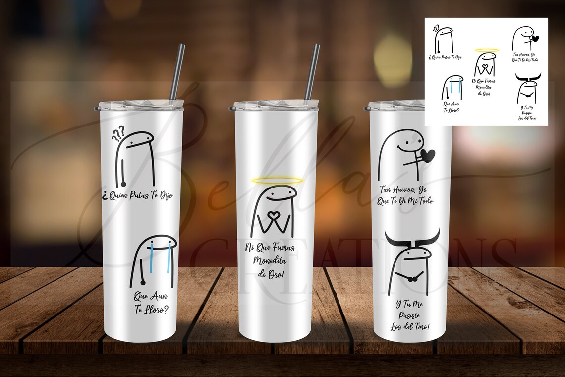 Maluma| Carin Leon| Segun Quien| Sublimation Wraps| 20oz Straight Wraps ...