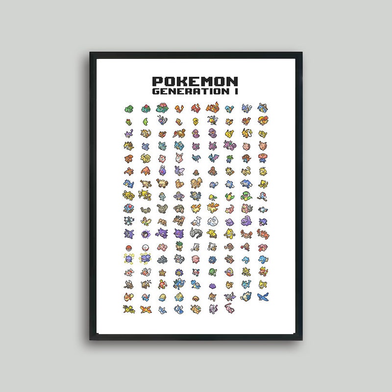 Pokedex Pixel - Etsy UK