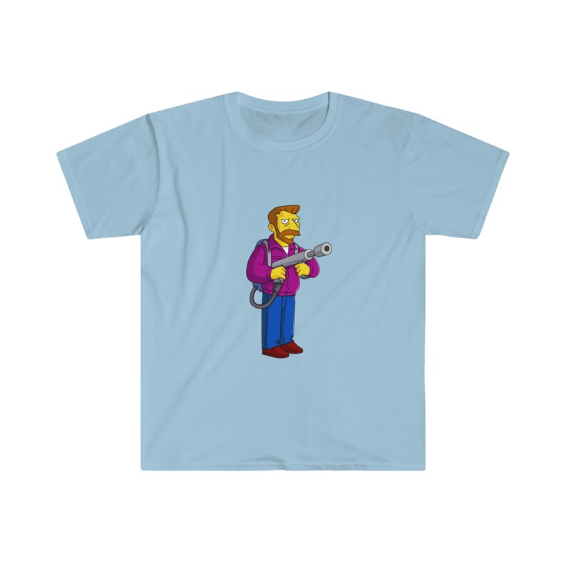 Hank Scorpio Flamethrower the Simpsons Unisex Softstyle - Etsy