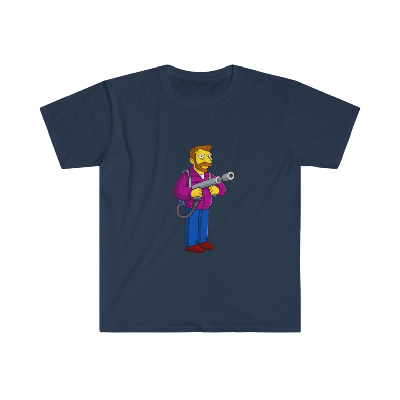 Hank Scorpio Flamethrower the Simpsons Unisex Softstyle - Etsy