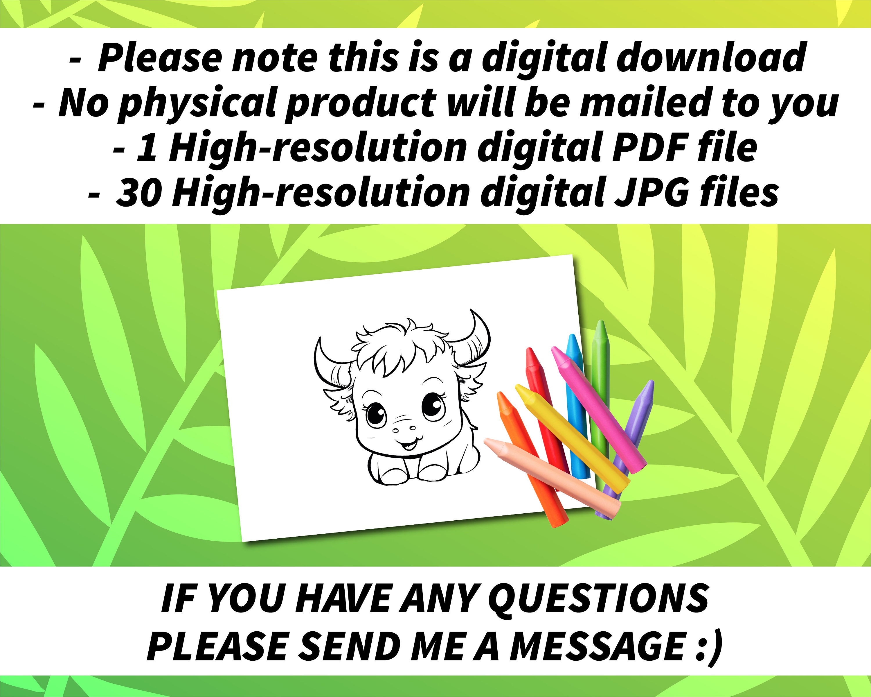 10 Printable Baby Safari Animals Coloring Pages Vol.1 - Etsy