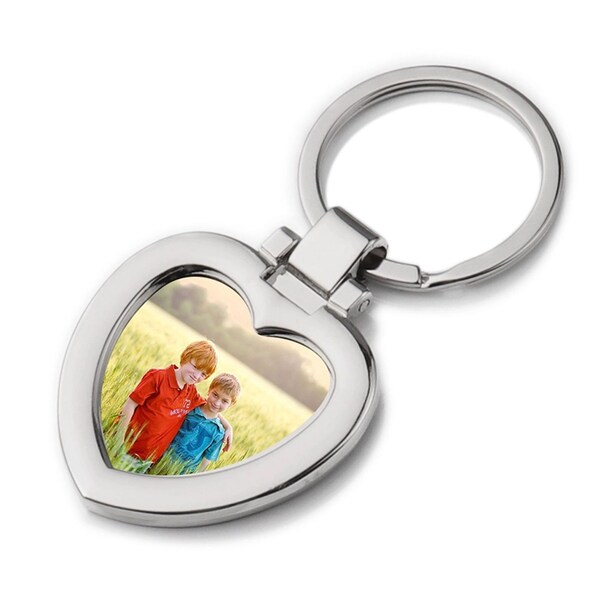 Metal Photo Keychain - Etsy