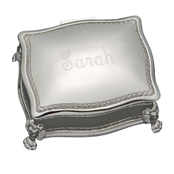 Silver Jewelry Box - Etsy