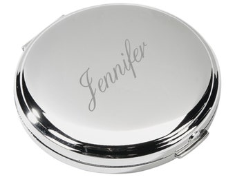 Logo Engraved Hand Mirror, Personalized Wooden Mirror - Etsy