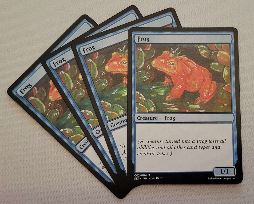 4 Frog Tokens for Magic the Gathering - Etsy