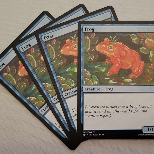 Frog Magic the Gathering - Etsy