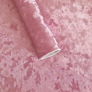 Crushed Soft Pink Velvet, Pink Velvet Fabric, Faux Leather, Faux ...
