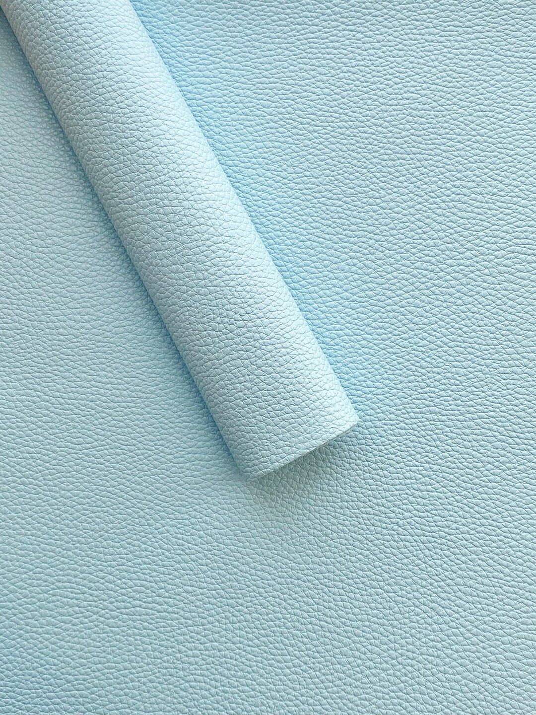 Blue Faux Leather - Faux Leather Sheet - Baby Blue Marine Vinyl - Blue ...