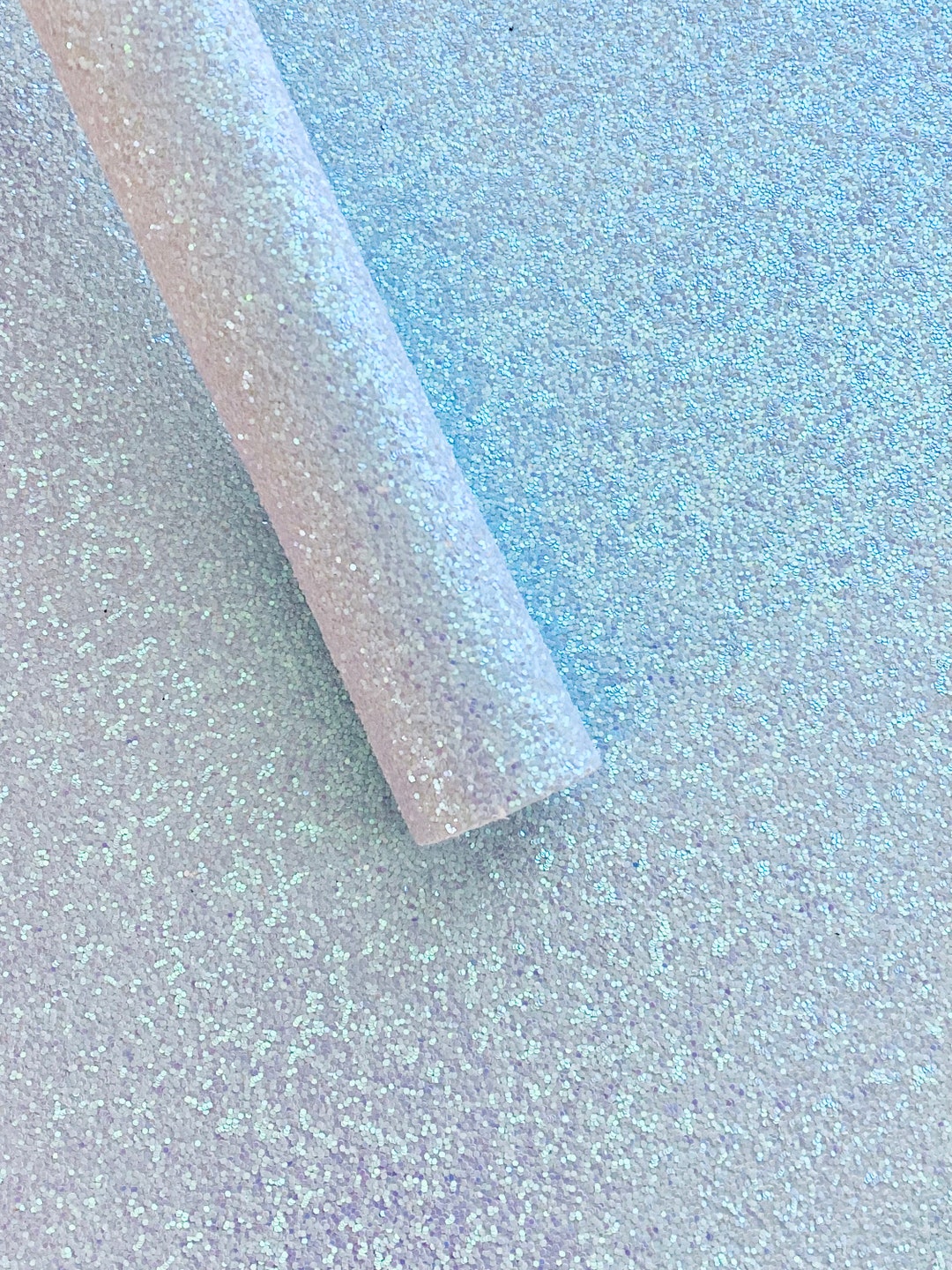 Pale Blue Chunky Glitter Faux Leather - Blue Glitter Faux Leather ...