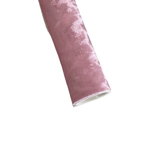 Crushed Soft Pink Velvet, Pink Velvet Fabric, Faux Leather, Faux ...