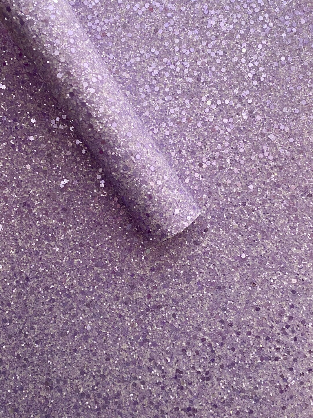 Purple Chunky Glitter Faux Leather, Glitter Faux Leather, Faux Leather ...