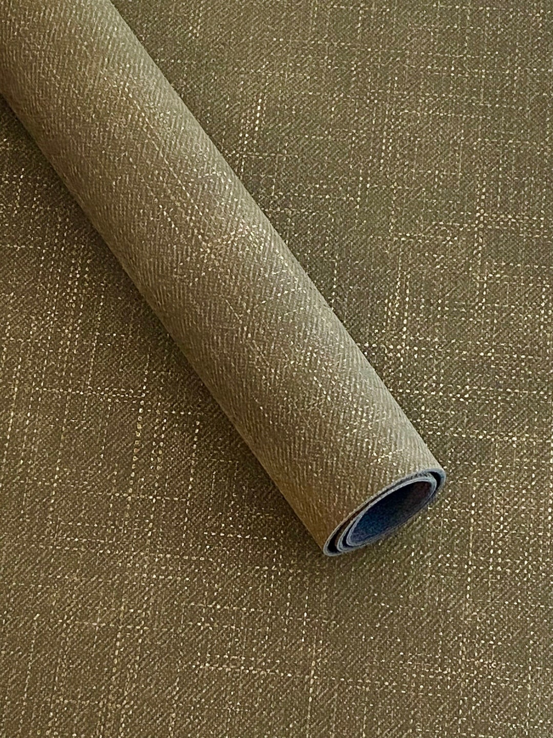 Denim Faux Leather - Denim Vinyl - Olive Green Faux Leather - Marine ...