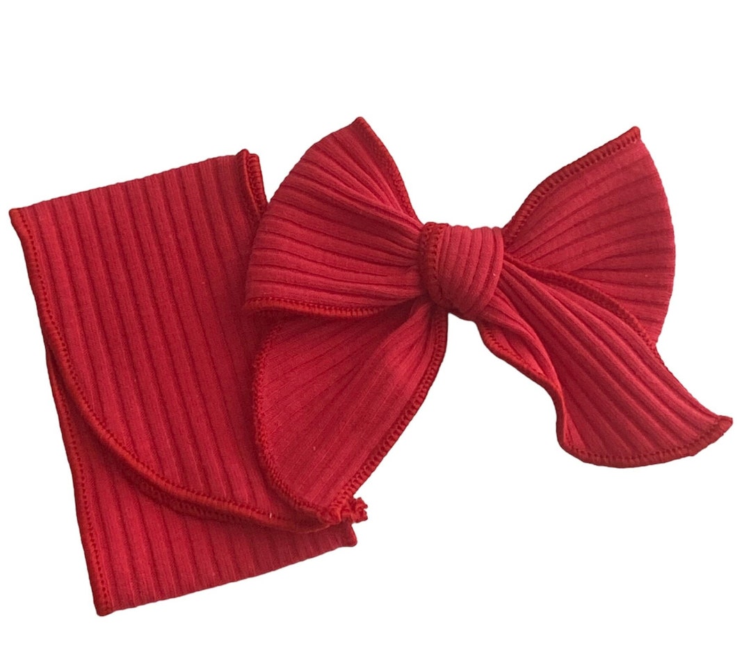 Bow Strips Serged Bow Strips Serged Edged Bows Pigtail Bow - Etsy