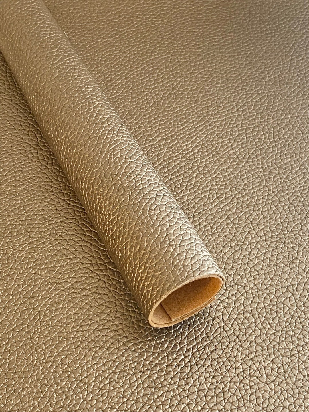 Faux Leather, Faux Leather Sheet, Gold Faux Leather, Faux Leather ...