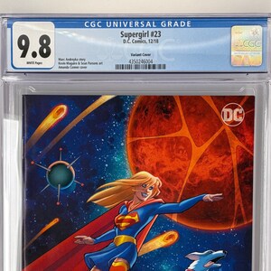 SUPERGIRL 23 : Amanda Connor Variant Cover. High-grade 9.8 CGC Graded ...