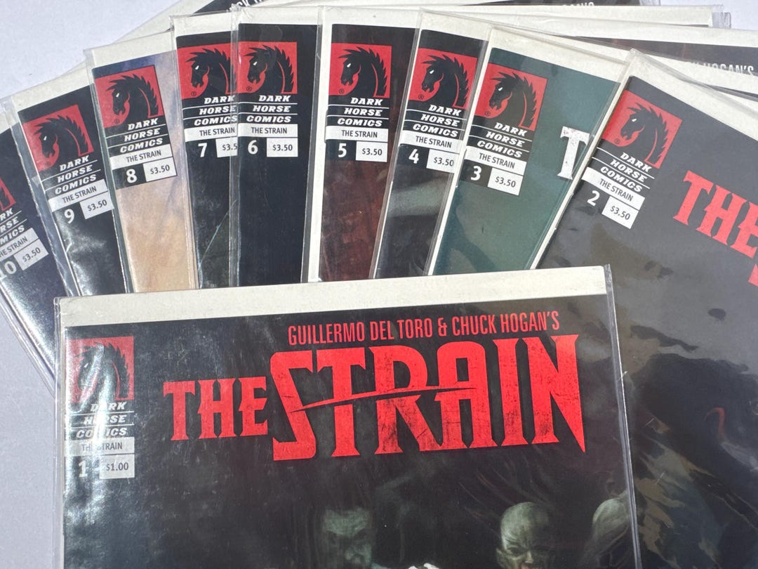 THE STRAIN #1-10 Comic Book Set. Dark Horse. Zombie Monster Dystopian ...