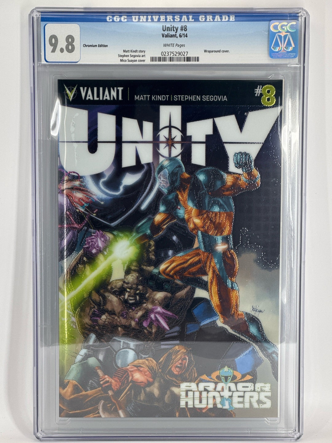 UNITY #8 : Wraparound Chromium Variant Cover Edition. High-grade 9.8 ...