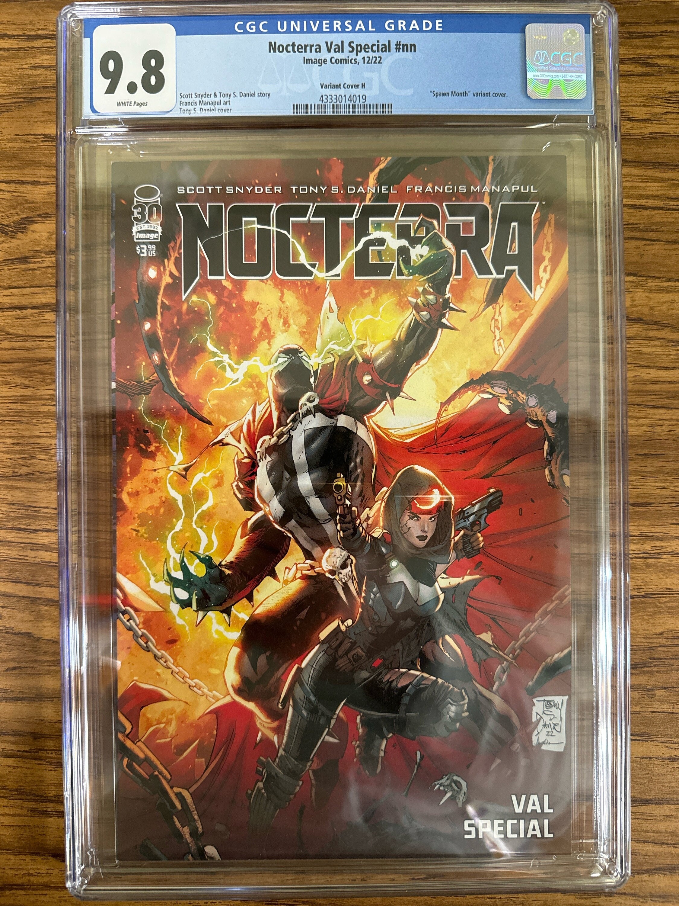NOCTERRA Val Special Issue spawn Month Variant Cover H: Tony Daniel ...