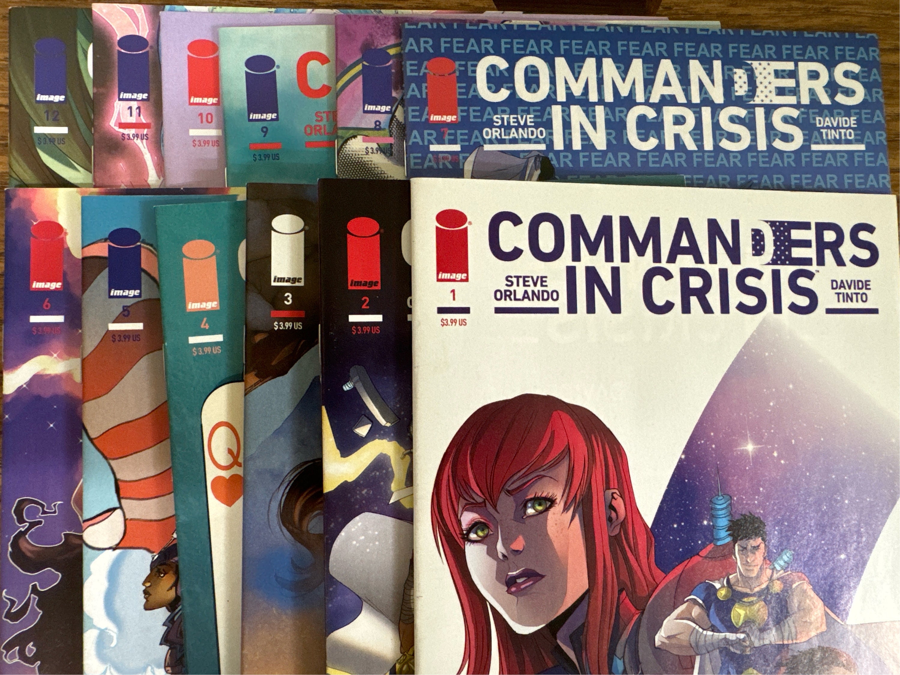 COMMANDERS in CRISIS Comic Book Series: Issues 1-12, Image Comics - Etsy