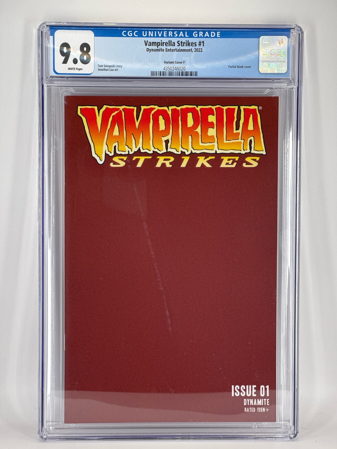 VAMPIRELLA Strikes 1 : Blank Cover Variant F. High-grade - Etsy