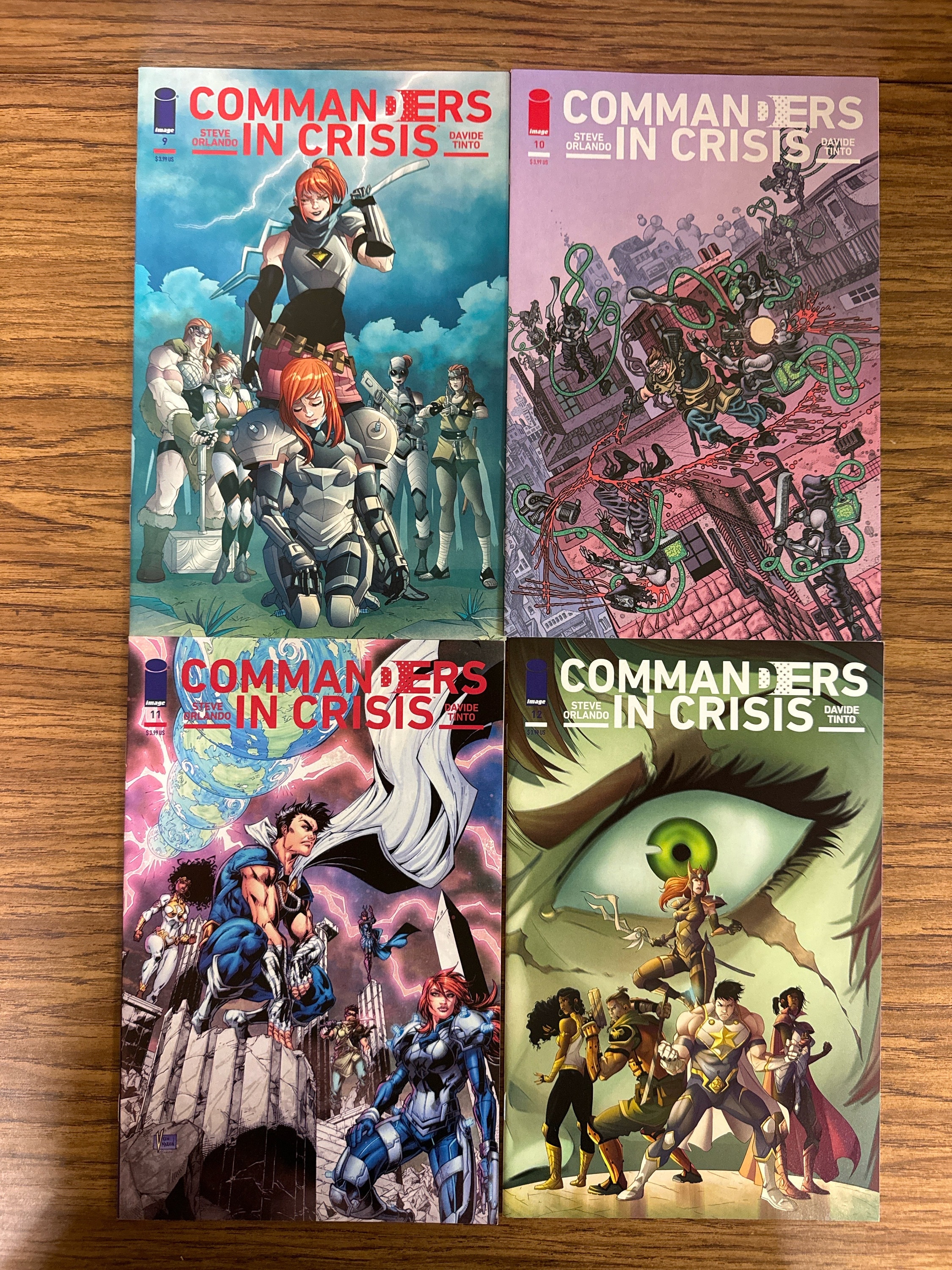 COMMANDERS in CRISIS Comic Book Series Set: Issues 1-12 Image - Etsy