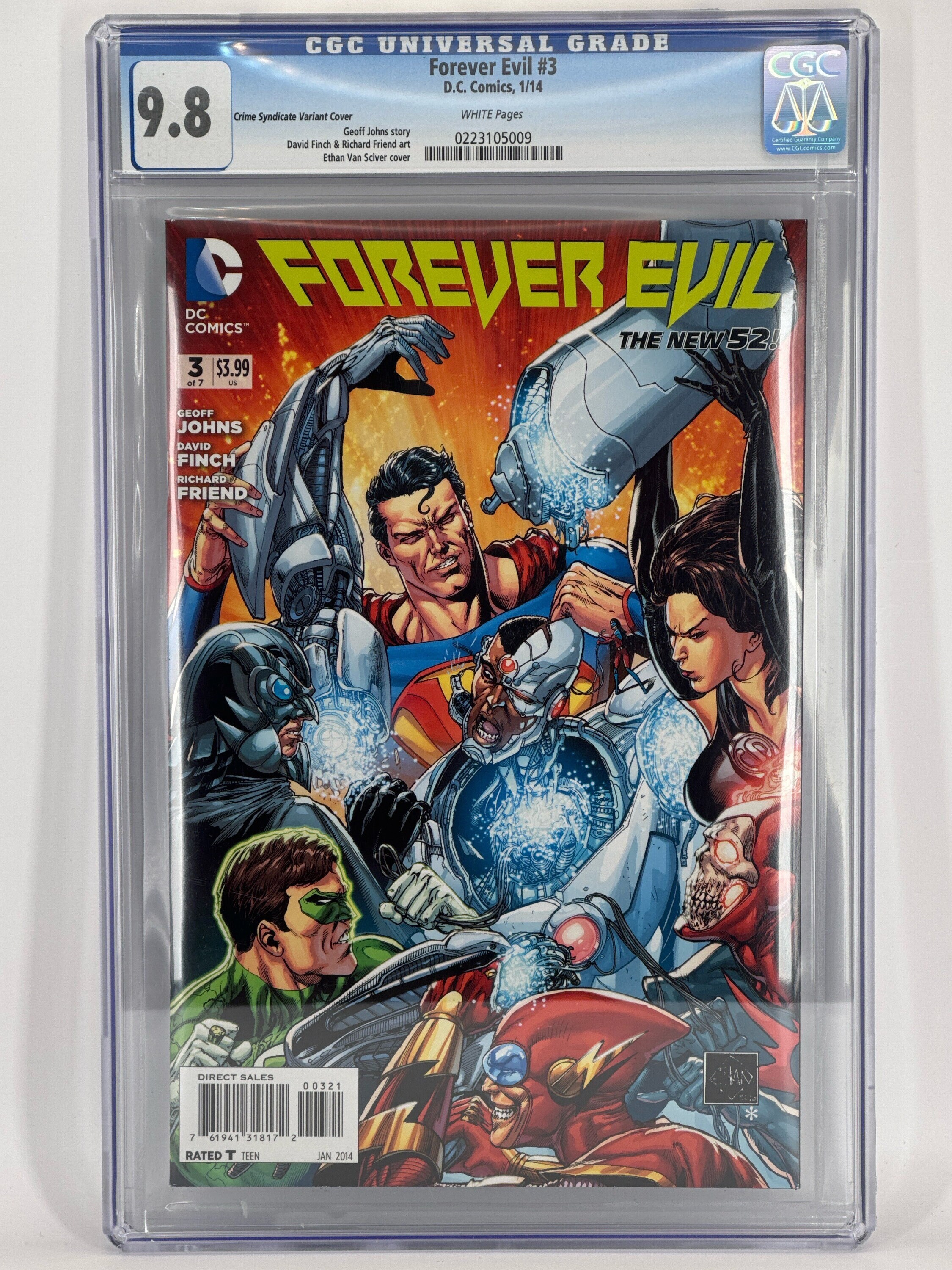 FOREVER EVIL the New 52 DC Comic 3 crime Syndicate Variant: High-grade ...