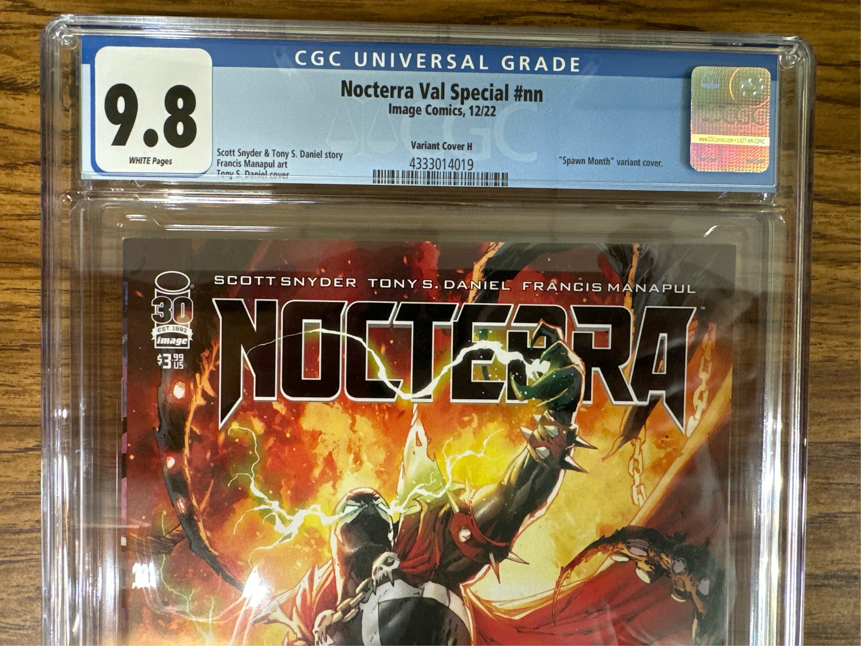 NOCTERRA Val Special Issue spawn Month Variant Cover H: Tony Daniel ...