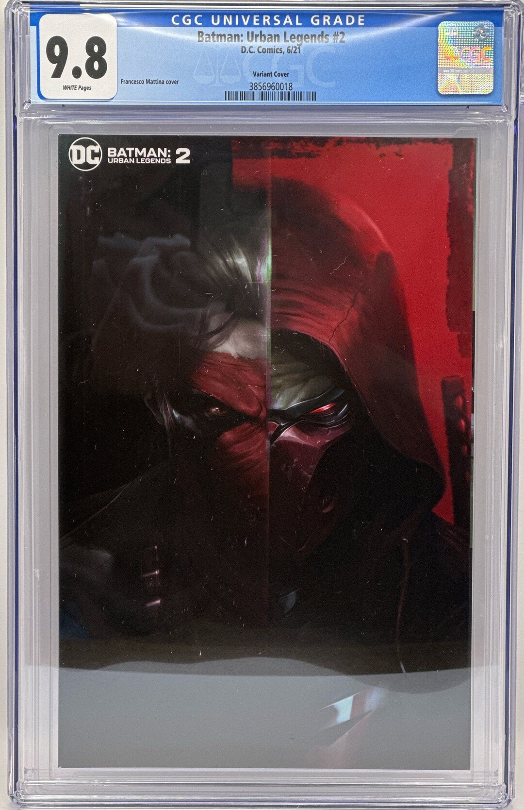 BATMAN : Urban Legends 2 Mattina Variant Cover. High-grade 9.8 CGC Slab ...