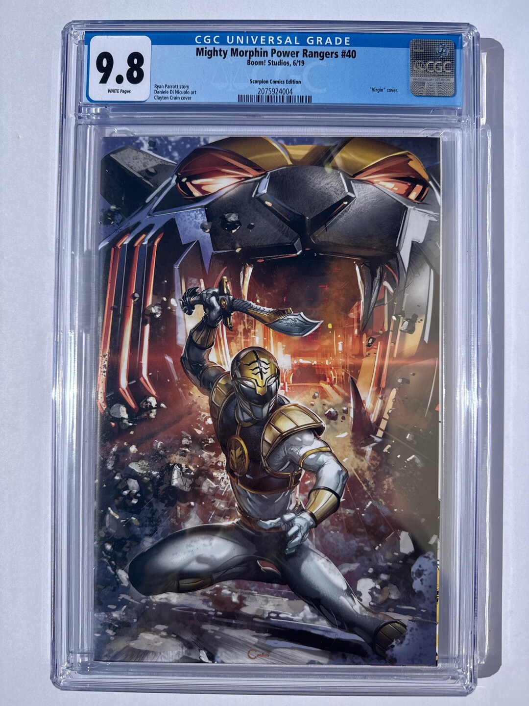 Mighty Morphin Power Rangers 40 virgin Variant Cover Exclusive Scorpion ...