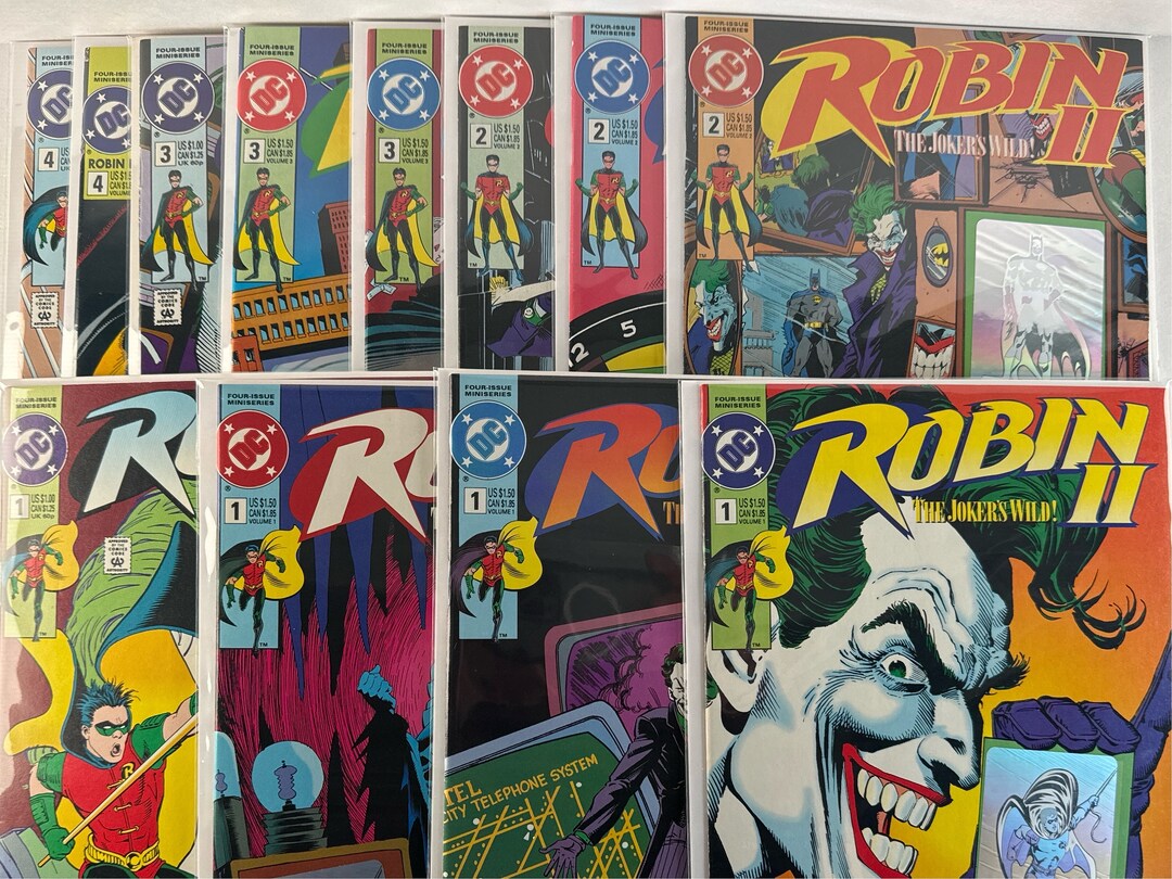 Nice Set of 12 ROBIN II Comic Book Issues. Dc Superhero Comics ...