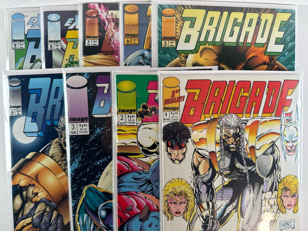 BRIGADE : Issues 1-9 by IMAGE Comics. Clean Copies. - Etsy