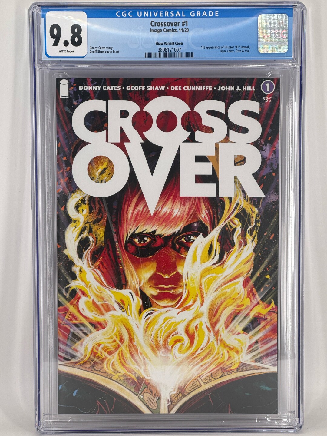 CROSSOVER #1: Shaw Variant Cover Edition. High-grade 9.8 CGC Graded ...