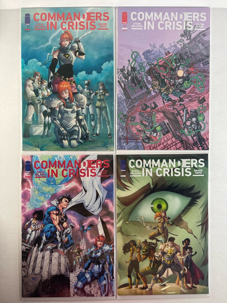 COMMANDERS in CRISIS Comic Book Series: Issues 1-12, Image Comics - Etsy