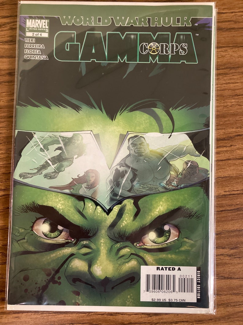 HULK Comic Book Set. 4 Issue. World War Hulk: Gamma Corps. 1-4 Mini ...