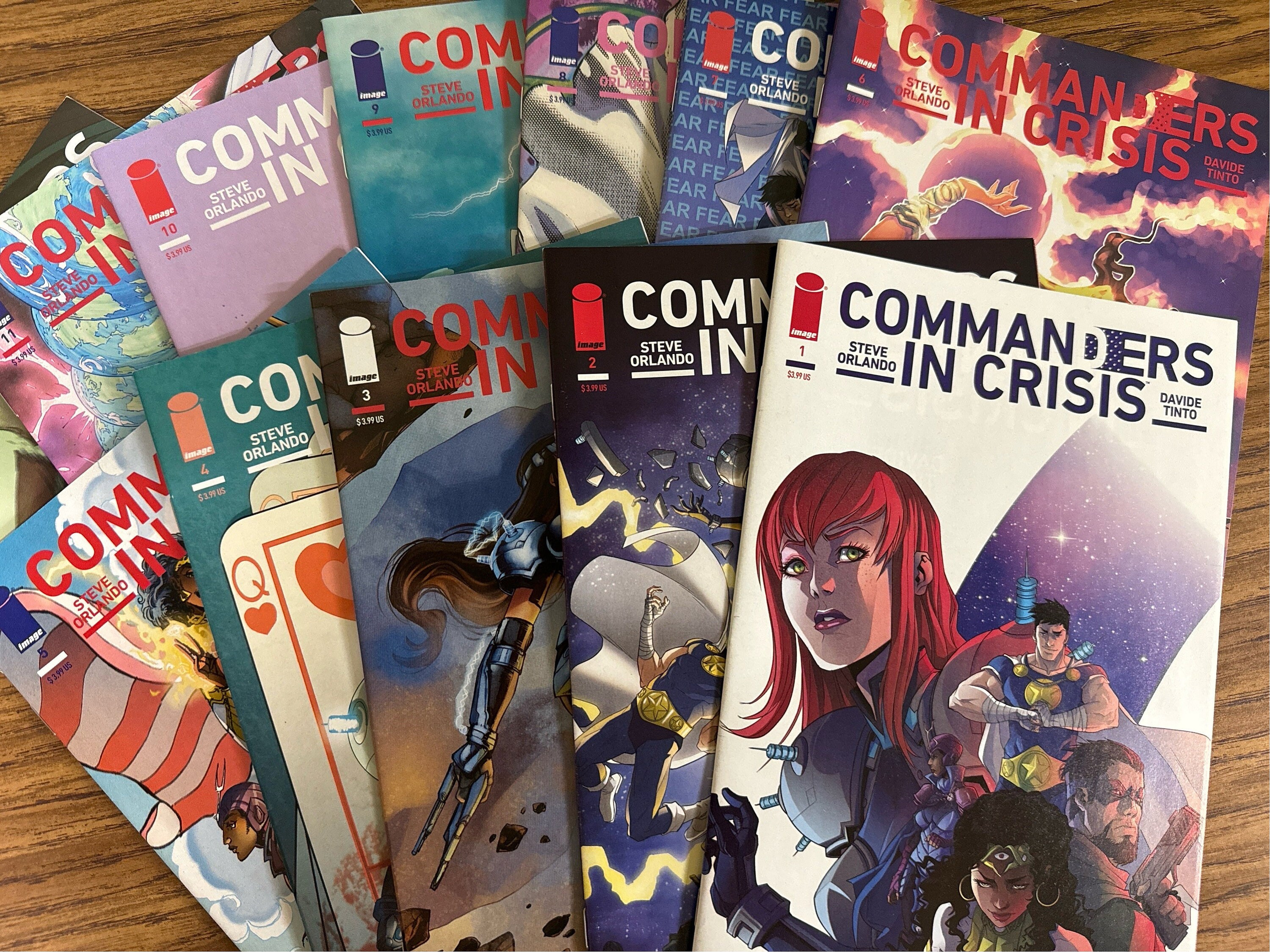 COMMANDERS in CRISIS Comic Book Series Set: Issues 1-12 Image - Etsy