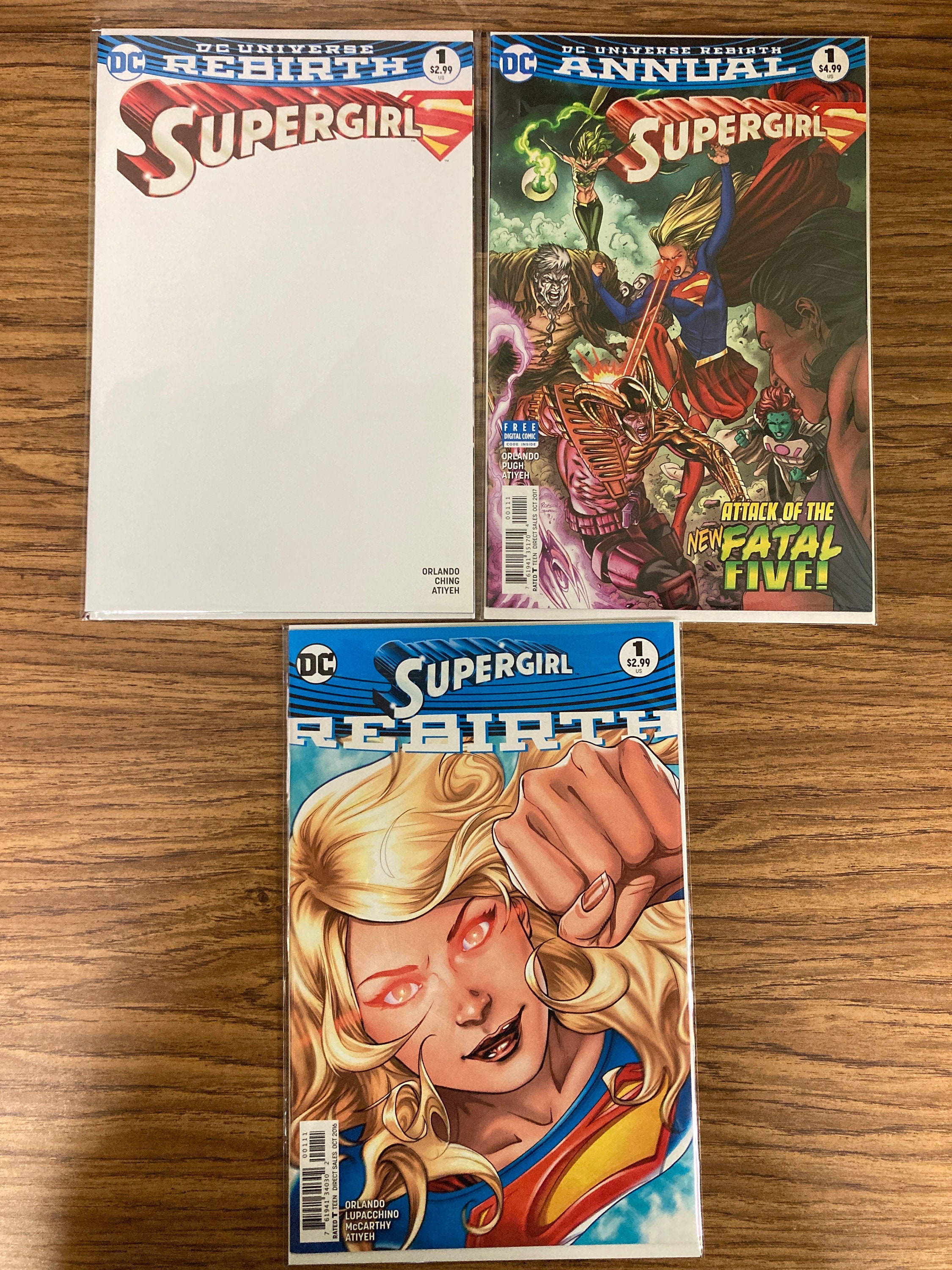 SUPERGIRL DC Universe REBIRTH Comic Book Collectors Set: 1 - Etsy