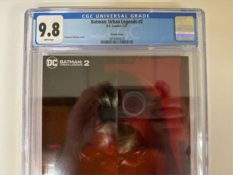 BATMAN : Urban Legends 2 Mattina Variant Cover. High-grade 9.8 CGC Slab ...