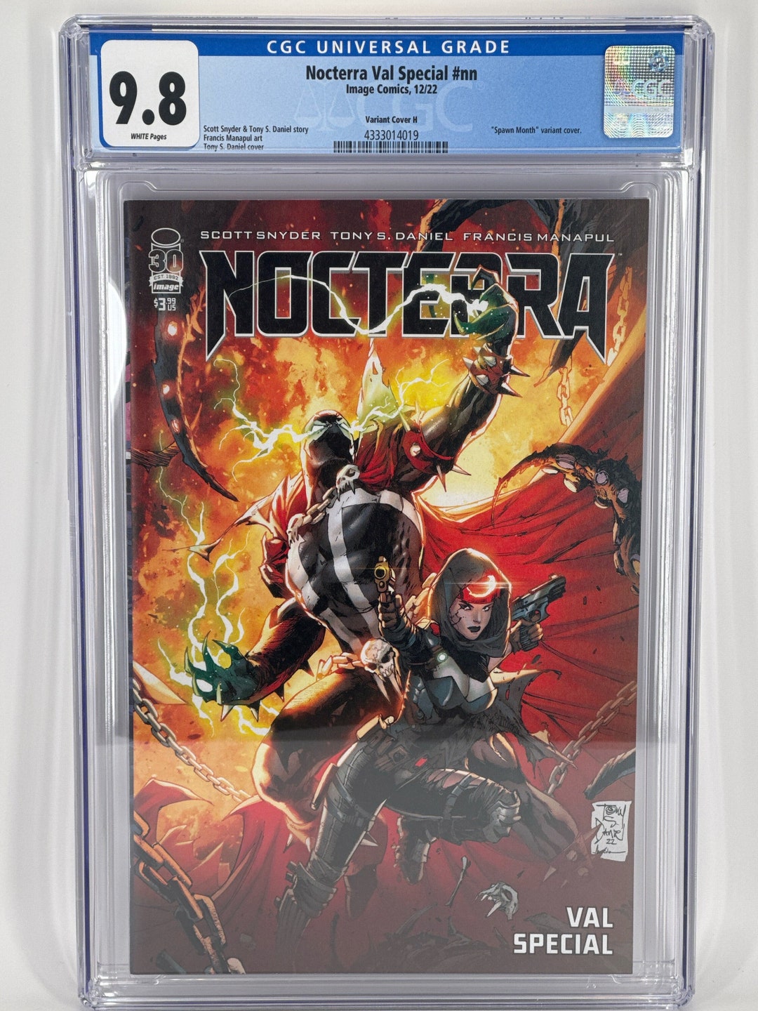 NOCTERRA Val Special Issue spawn Month Variant Cover H: Tony Daniel ...