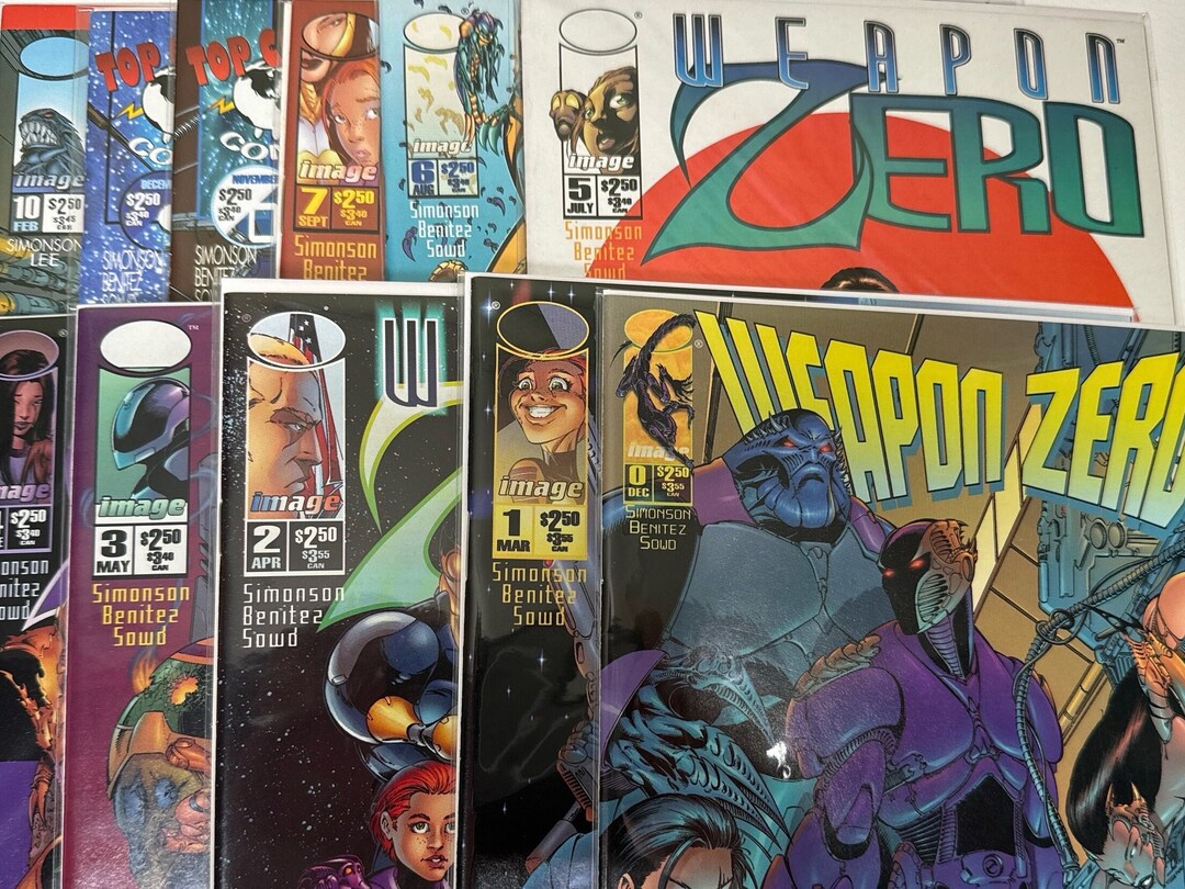 WEAPON ZERO : Issues 0-10 by IMAGE / Top Cow Comics. Clean Unread ...