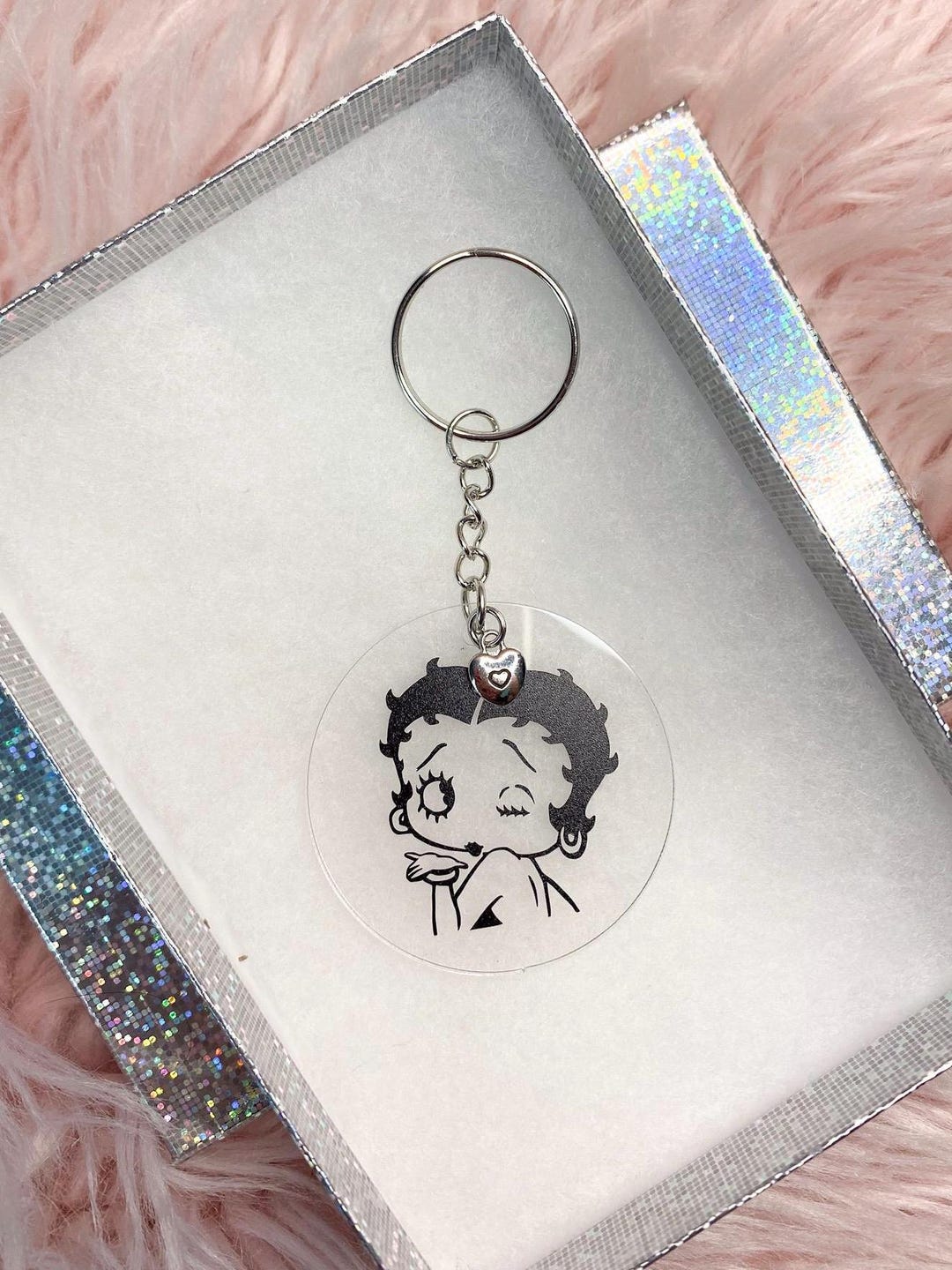 Betty Boop Keychain - Etsy