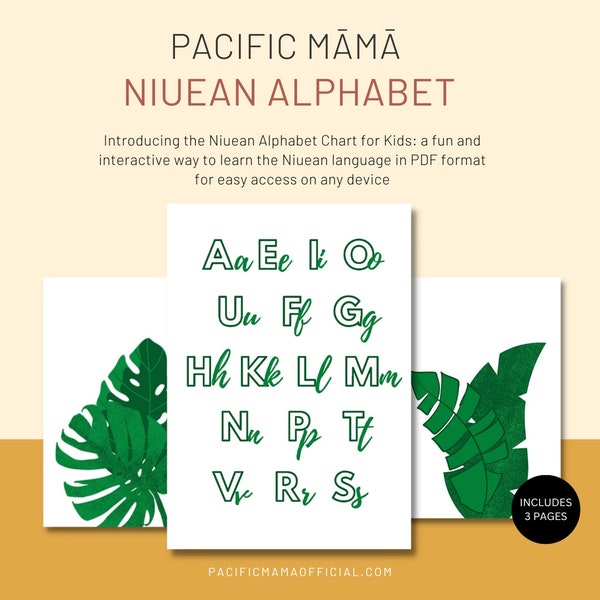 Polynesian Alphabet Poster - Etsy