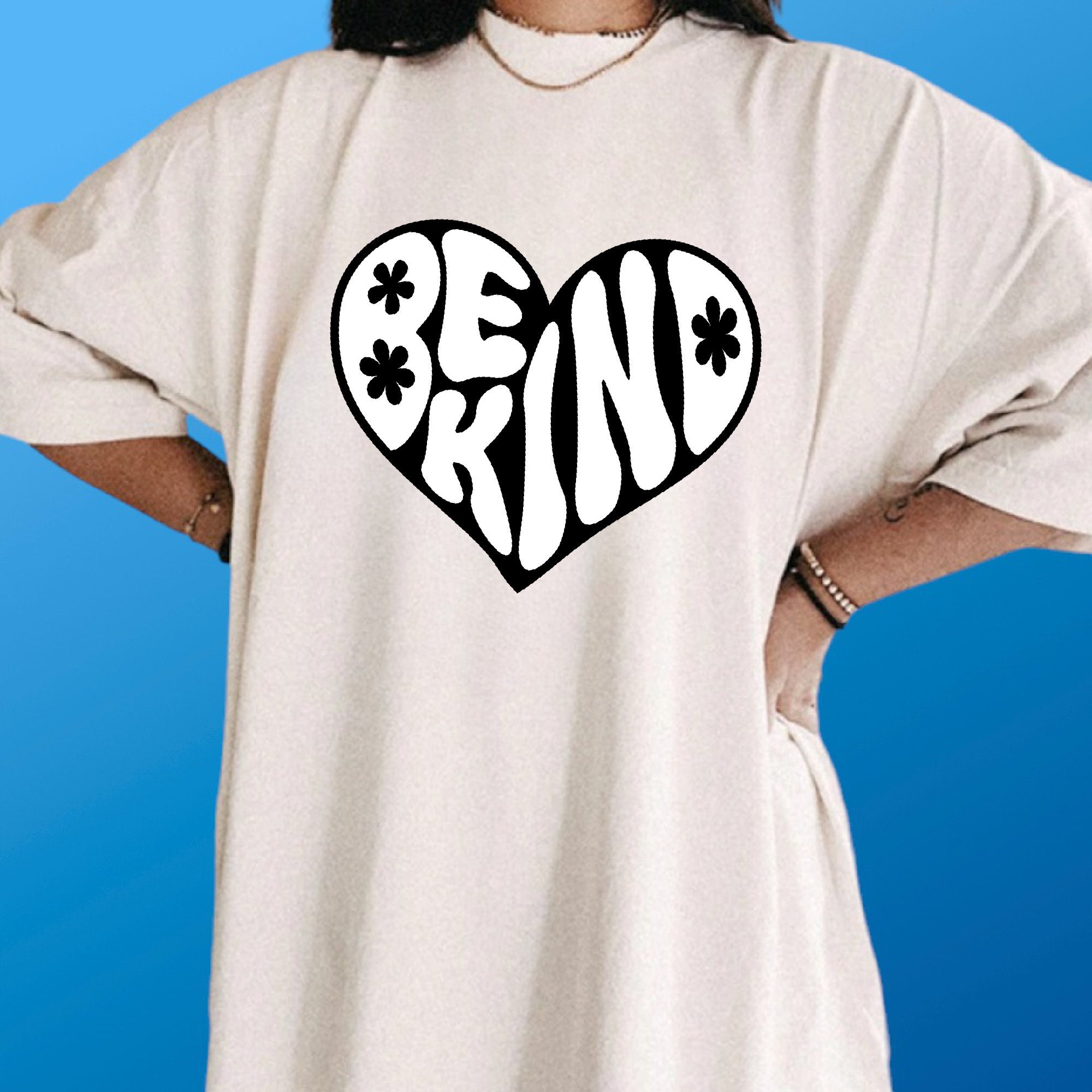 Be Kind SVG PNG Hand Lettered Boho Svg Hippie Svg Inspirational Svg ...