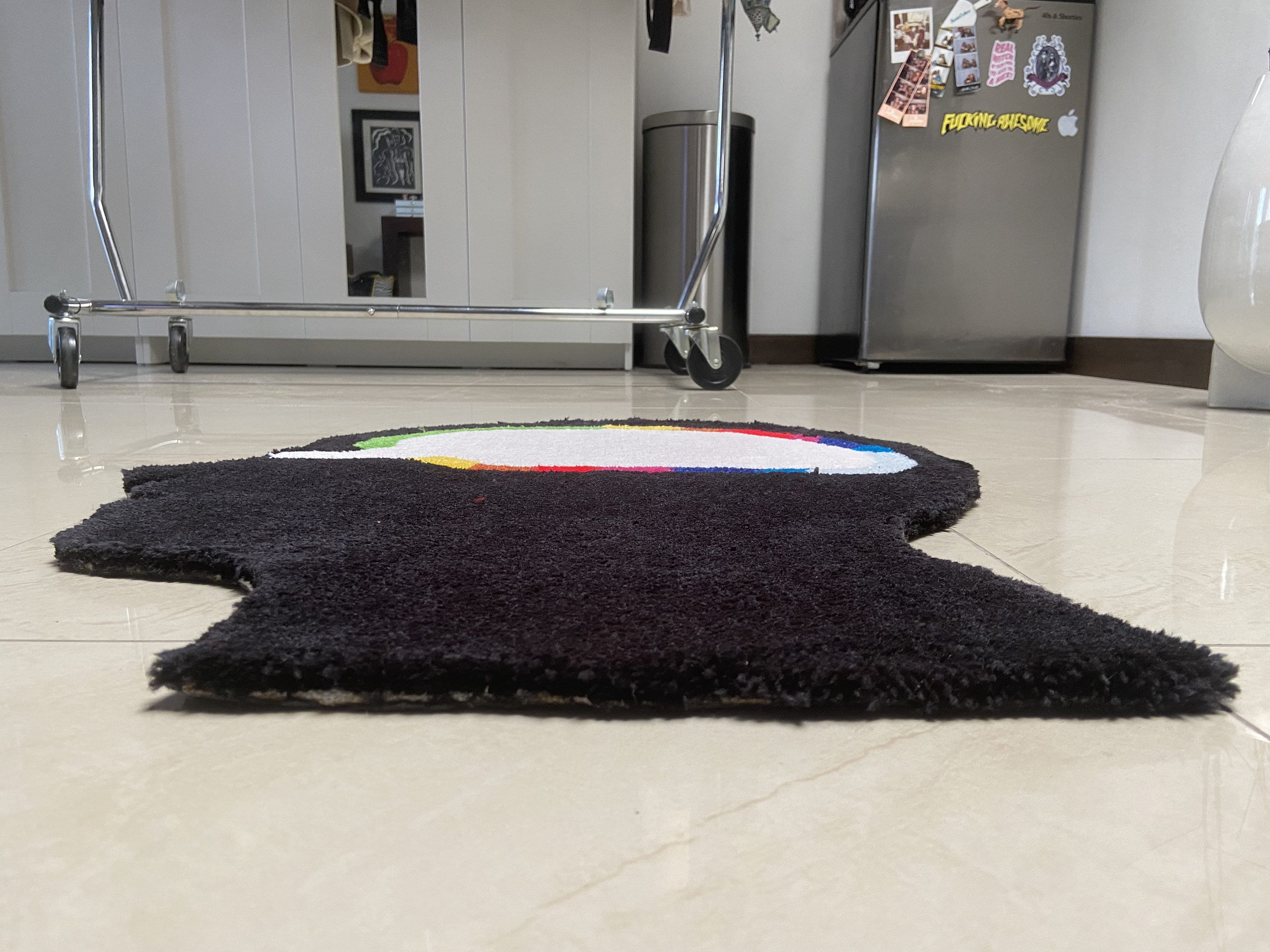 Tame Impala Black Head Rug - Etsy