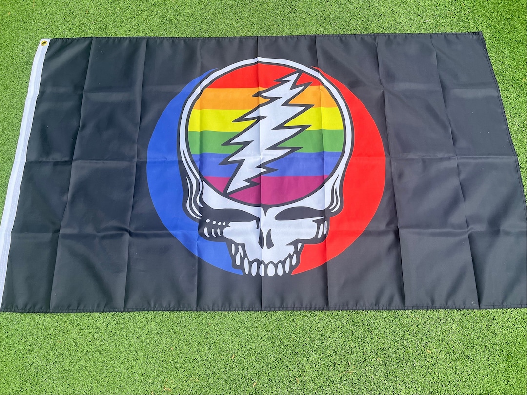 Grateful Dead Rainbow Pride Flag - Etsy