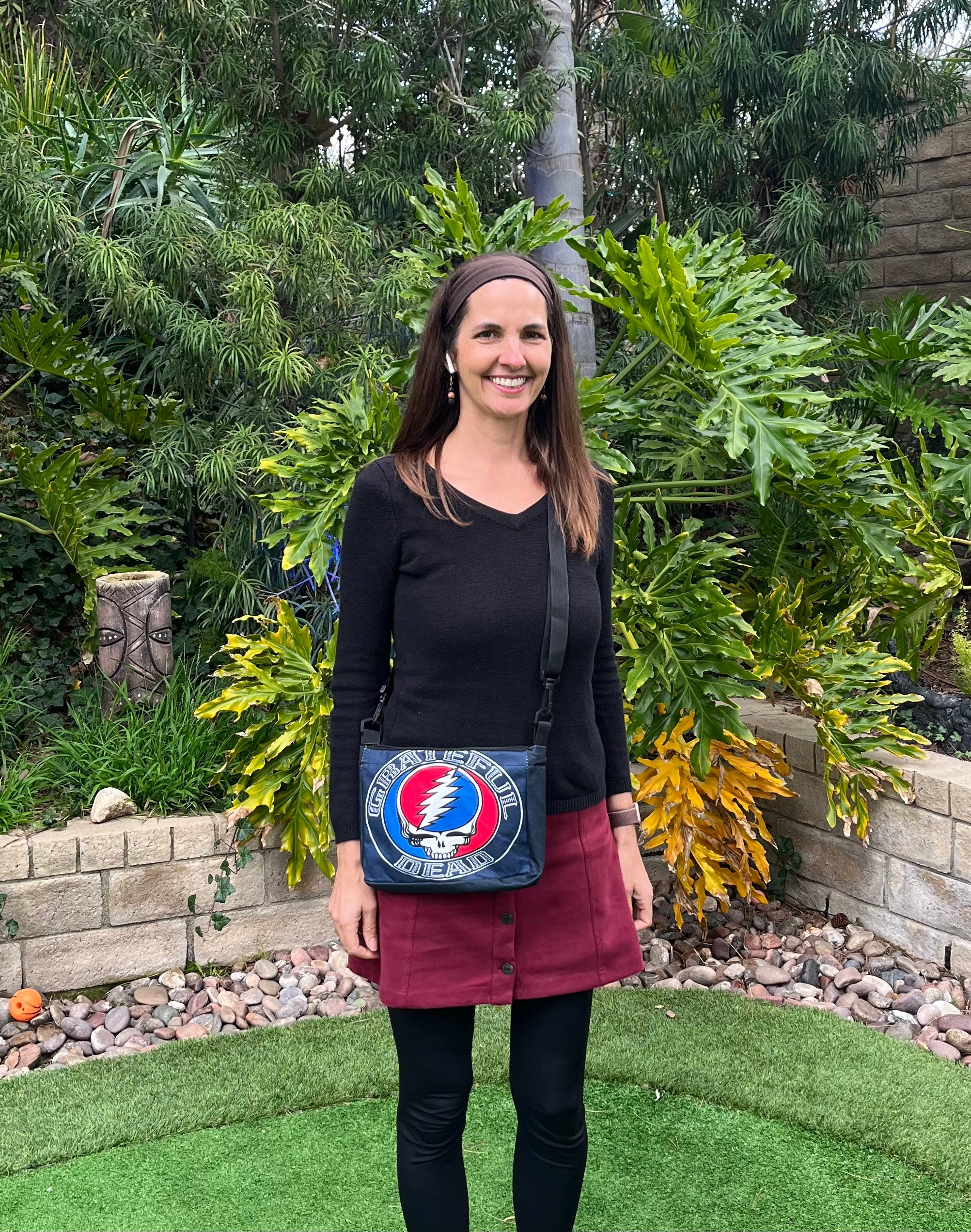 Grateful Dead Bertha Purse/ Cross Body Bag - Etsy