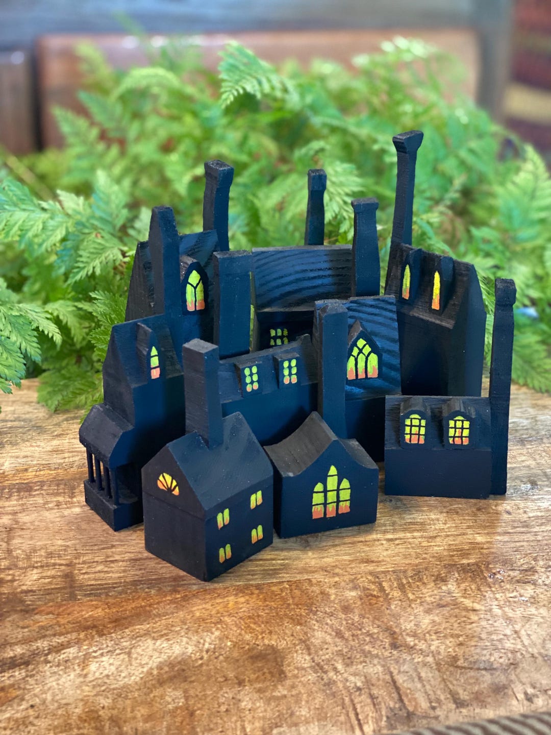 Gothic Vampire Village: Handmade Spooky Halloween Decor - Etsy